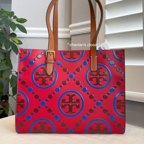 Tory Burch | Bags | New Tory Burch Small T Monogram Contrast Embossed ...